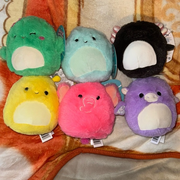 Squishmallows | Toys | Fuzzamallow Squishmallow 5 Inch Set ...